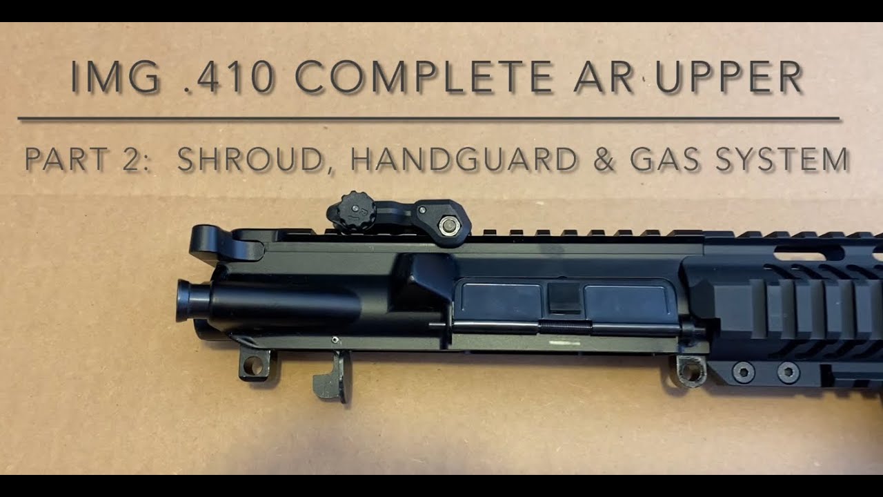 AR .410 Shotgun Upper - Recoil and gas system - YouTube