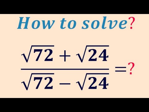 A nice square root problem | Math olympiad question - YouTube