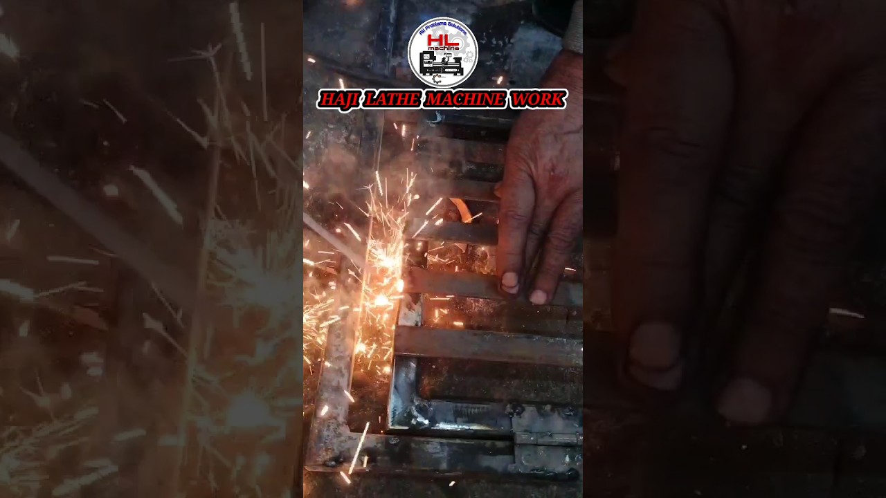 Welding machine close up cat house making #youtubeshorts #lathe # ...