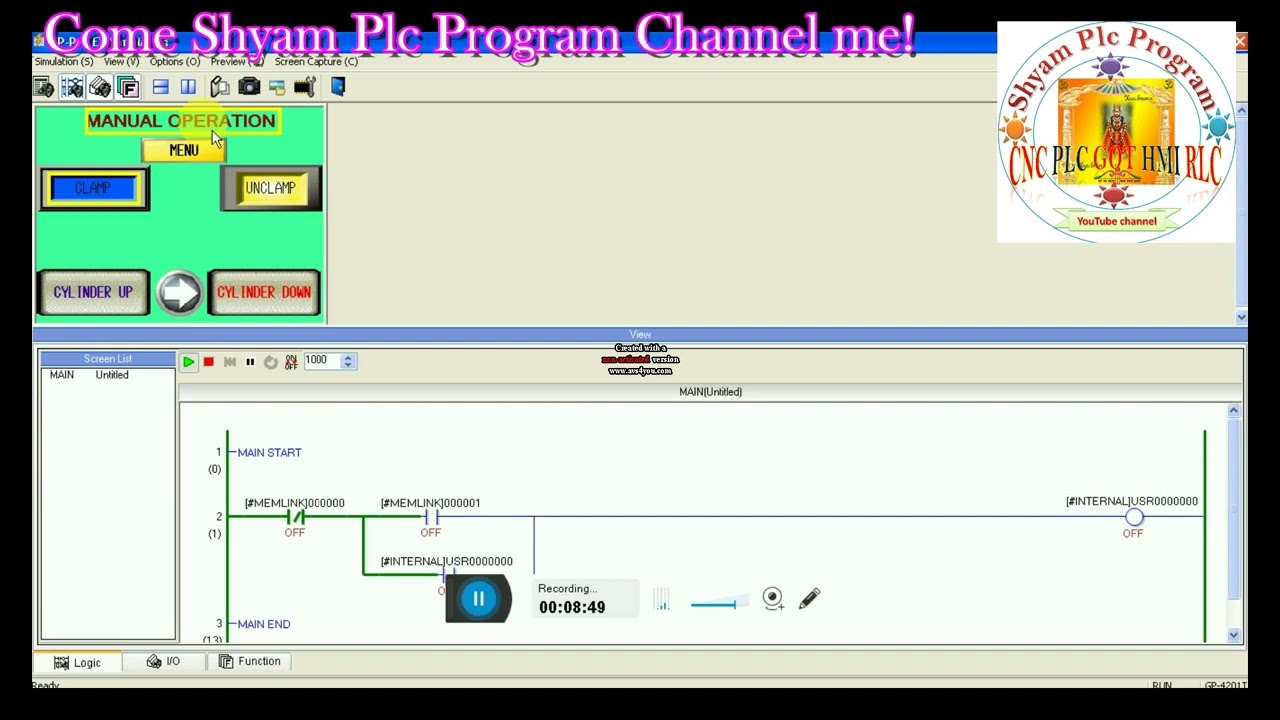 HMI programming in Hindi@ HMI tutorial# Select switch # HMI training in ...