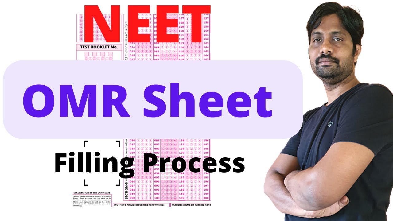 NEET Exam OMR Sheet Filling Process - YouTube