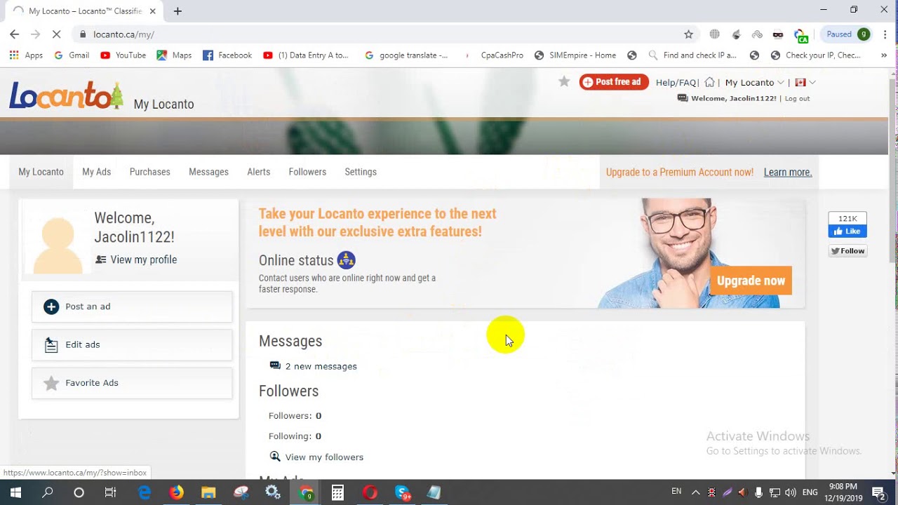 locanto update News II Locanto reply system and. Par day 300 Lead ...