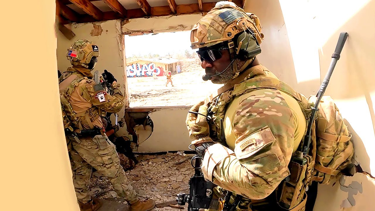 Airsoft Military Simulation On Abandoned Airforce Base - YouTube