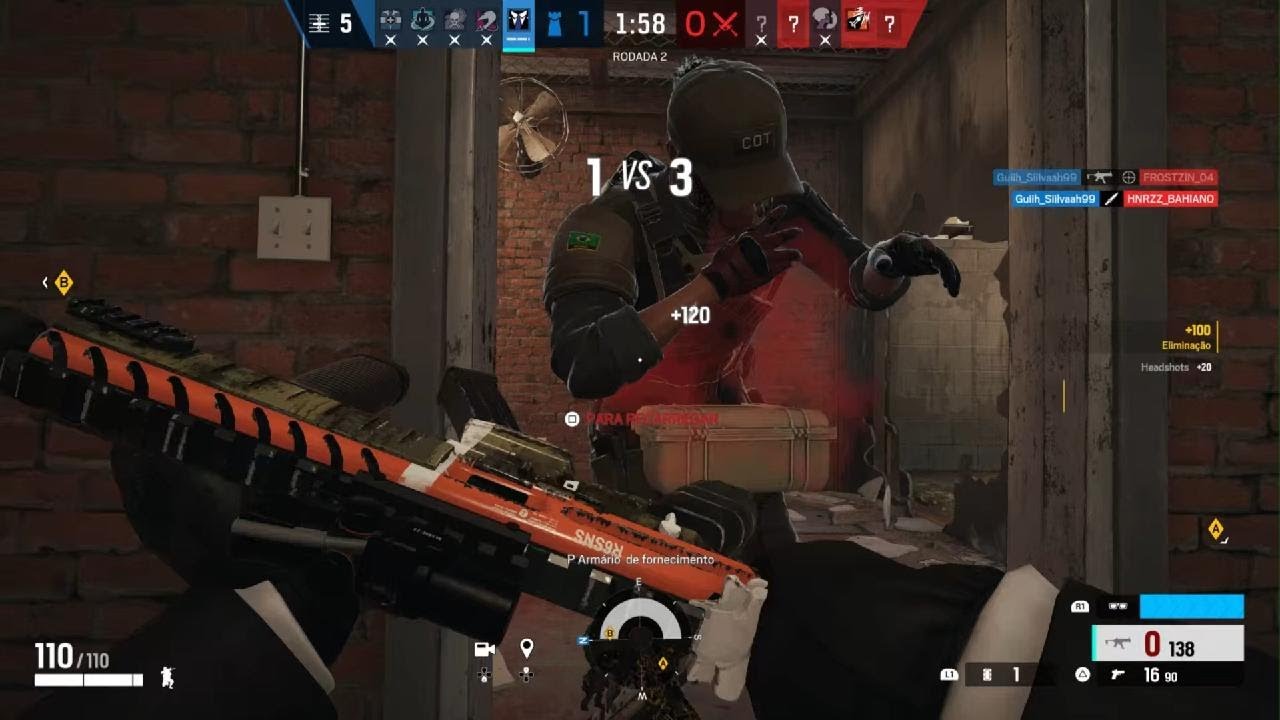 FIZ O IMPOSSÍVEL NESSE ROUND - CORTES DE R6 - YouTube