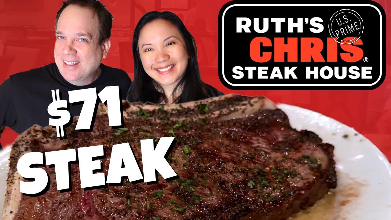 We Tried a $71 Steak at Ruth's Chris Steak House... and Here's What Happened - YouTube
