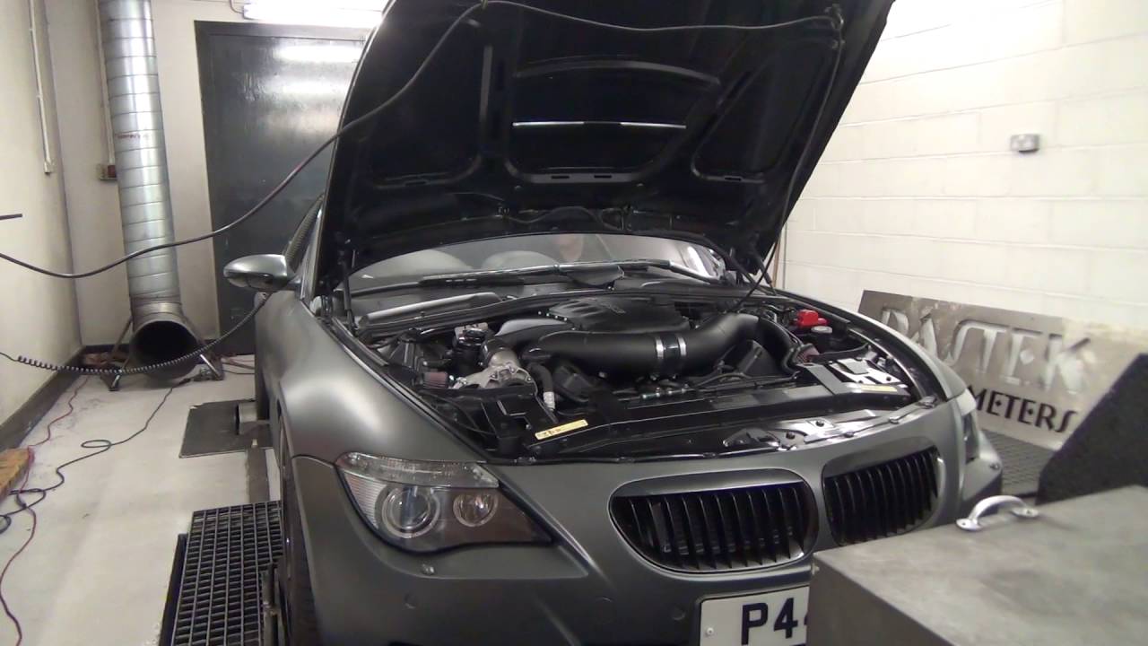 BMW M6 with ESS Tuning Supercharger power run after mapping - YouTube