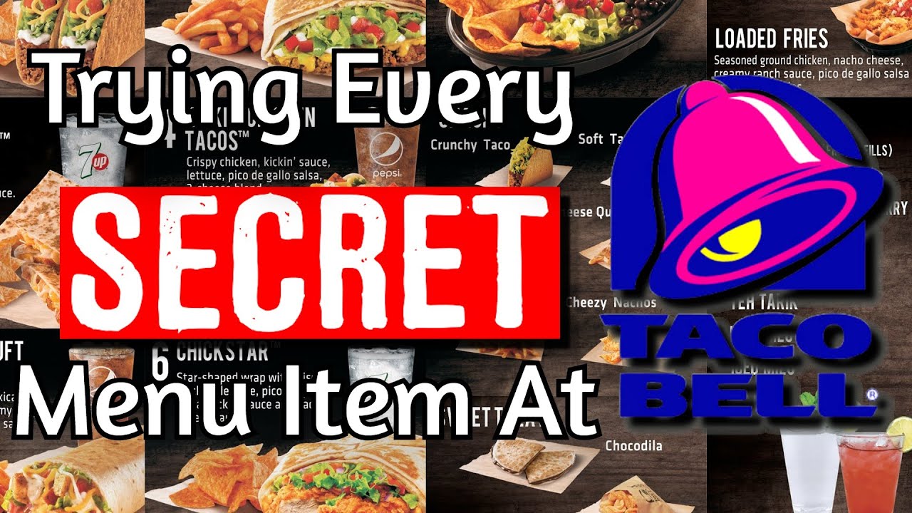 TACO BELL SECRET ITEM TIER LIST!!! (WITH A TACO BELL REP) - YouTube