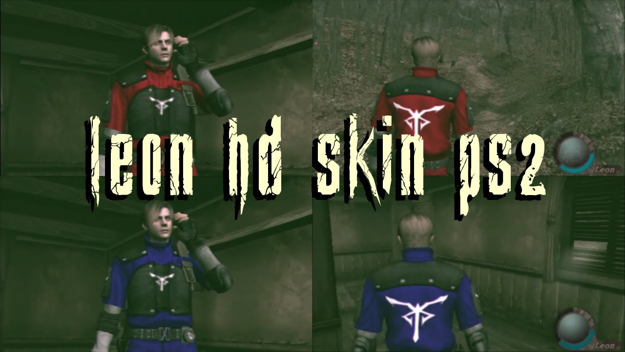Resident Evil 4 PS2: Leon HD Skin Tests - YouTube