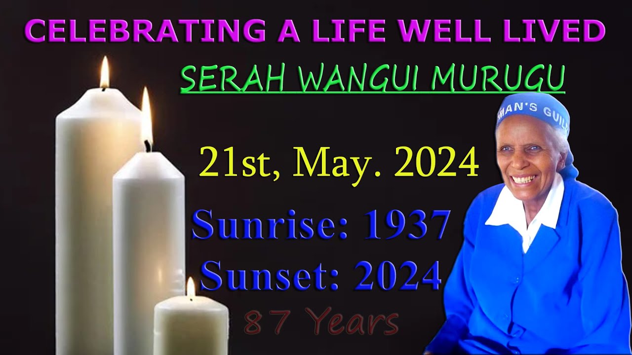 SERAH WANGUI MURUGU. - YouTube