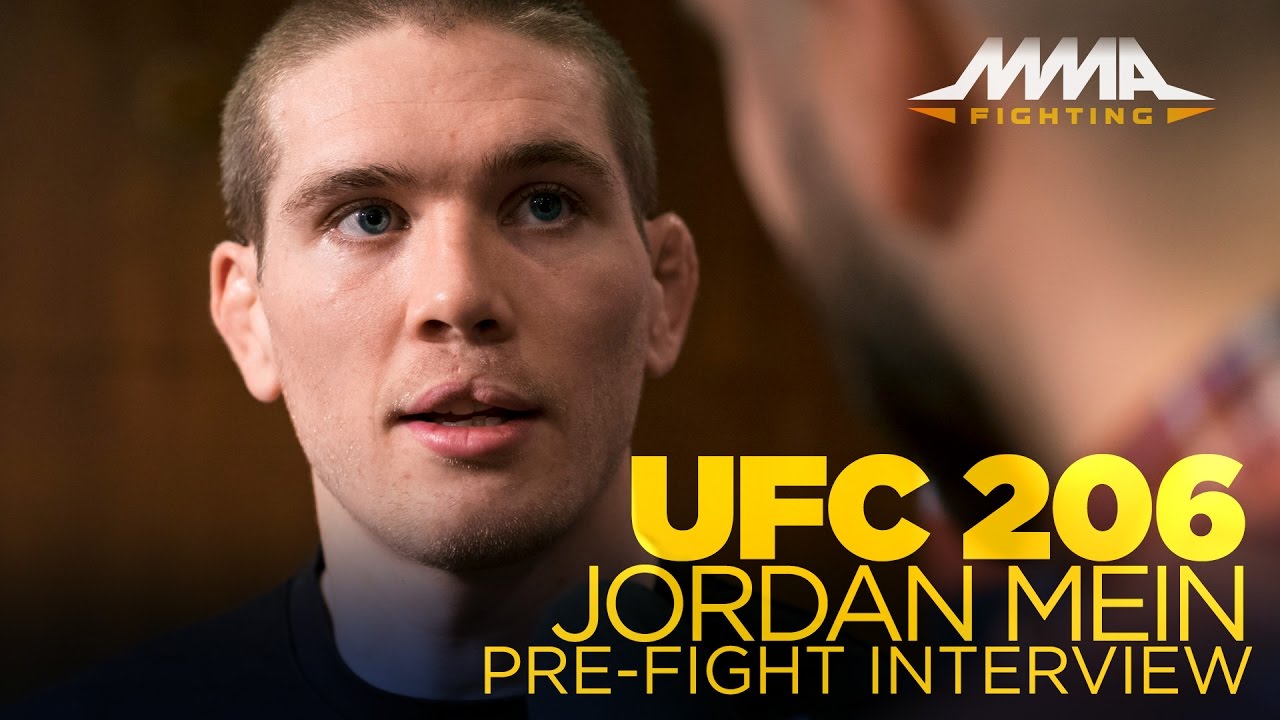 UFC 206: Jordan Mein Explains Why He Came Out of Retirement - YouTube