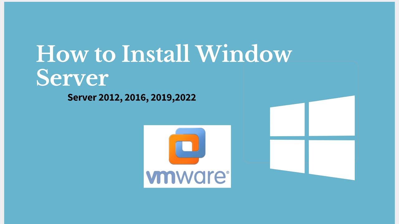 How to Install Windows Server on VMware Workstation - YouTube