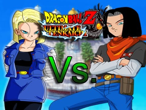 Dragon Ball Z: Ultimate Tenkaichi Android 18 Vs. Android 17 - YouTube