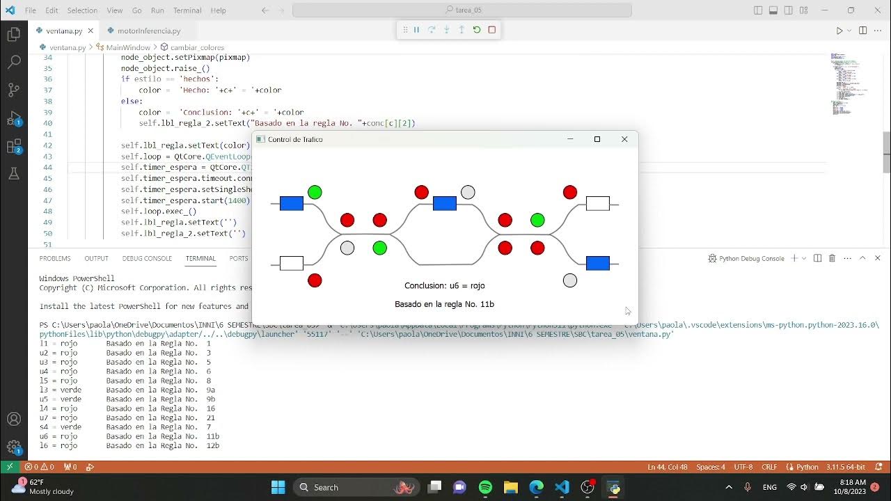 Control de tráfico de trenes | Simulación en Python - YouTube