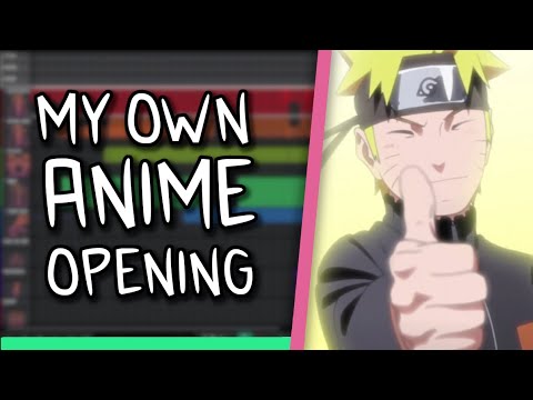 I Made My Own Anime Opening - YouTube