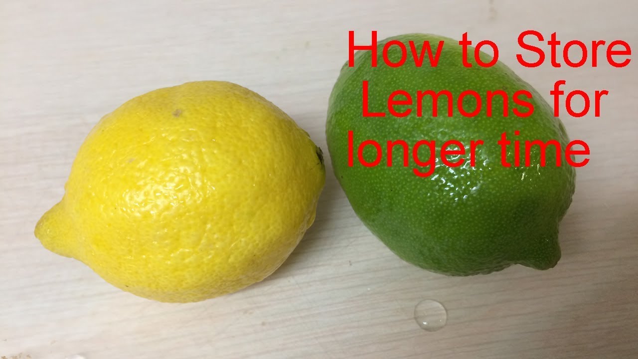 How to store lemons for longer time| Kitchen Tips - YouTube