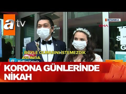 Korona günlerinde nikah - Atv Haber 5 Nisan 2020