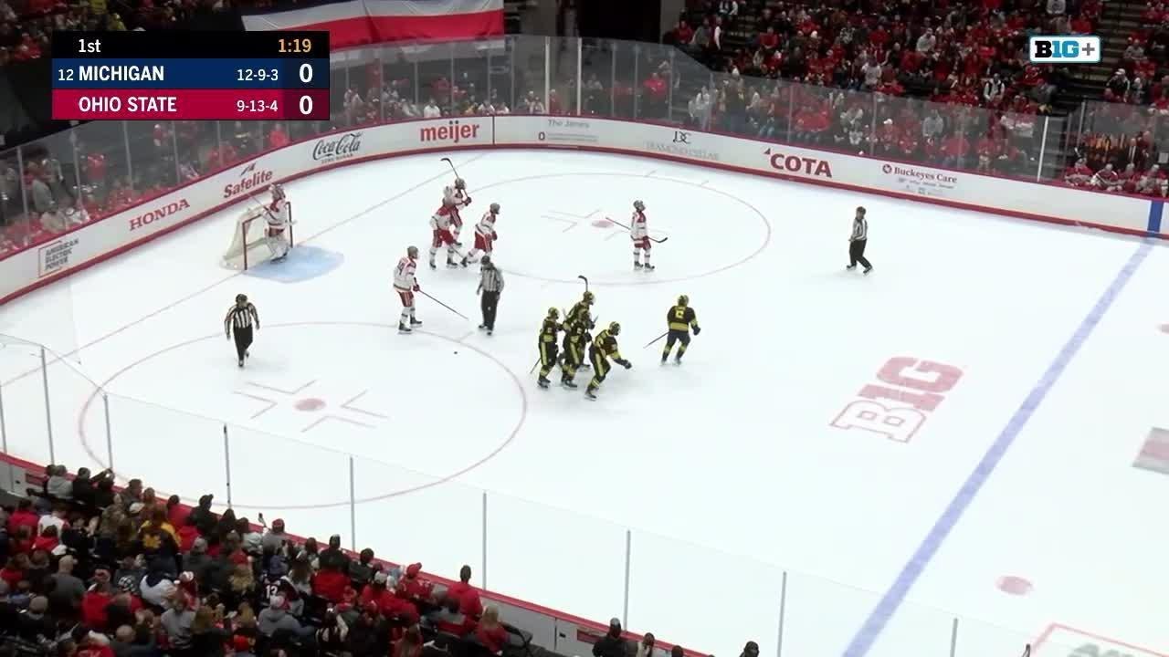 Kienan Draper Highlights vs. Ohio State | Michigan Hockey | 02/02/2024 ...
