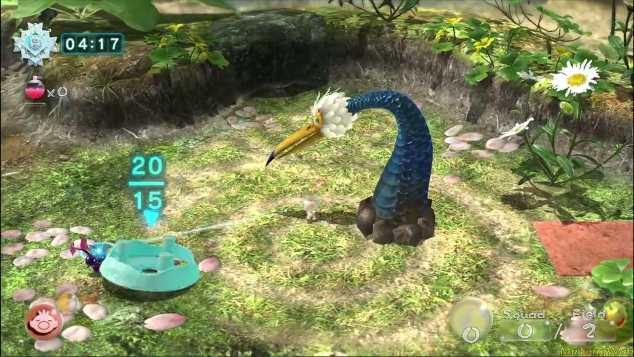 Pikmin 3 Deluxe: ESOS Minigames! - Protect Purple Pikmin Carrying Ship ...