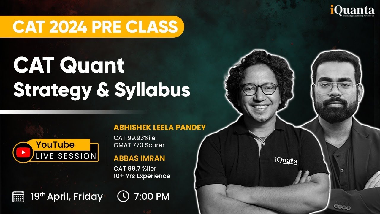 CAT Quant Detailed Strategy & Syllabus | CAT Quantitative Aptitude ...