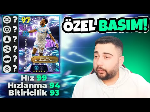 !🏆 BEDAVA SHOW-TIME  AUBAMEYANG ÖZEL BASIM YAPIP DENEDİM! 💪 eFootball Mobile 2026