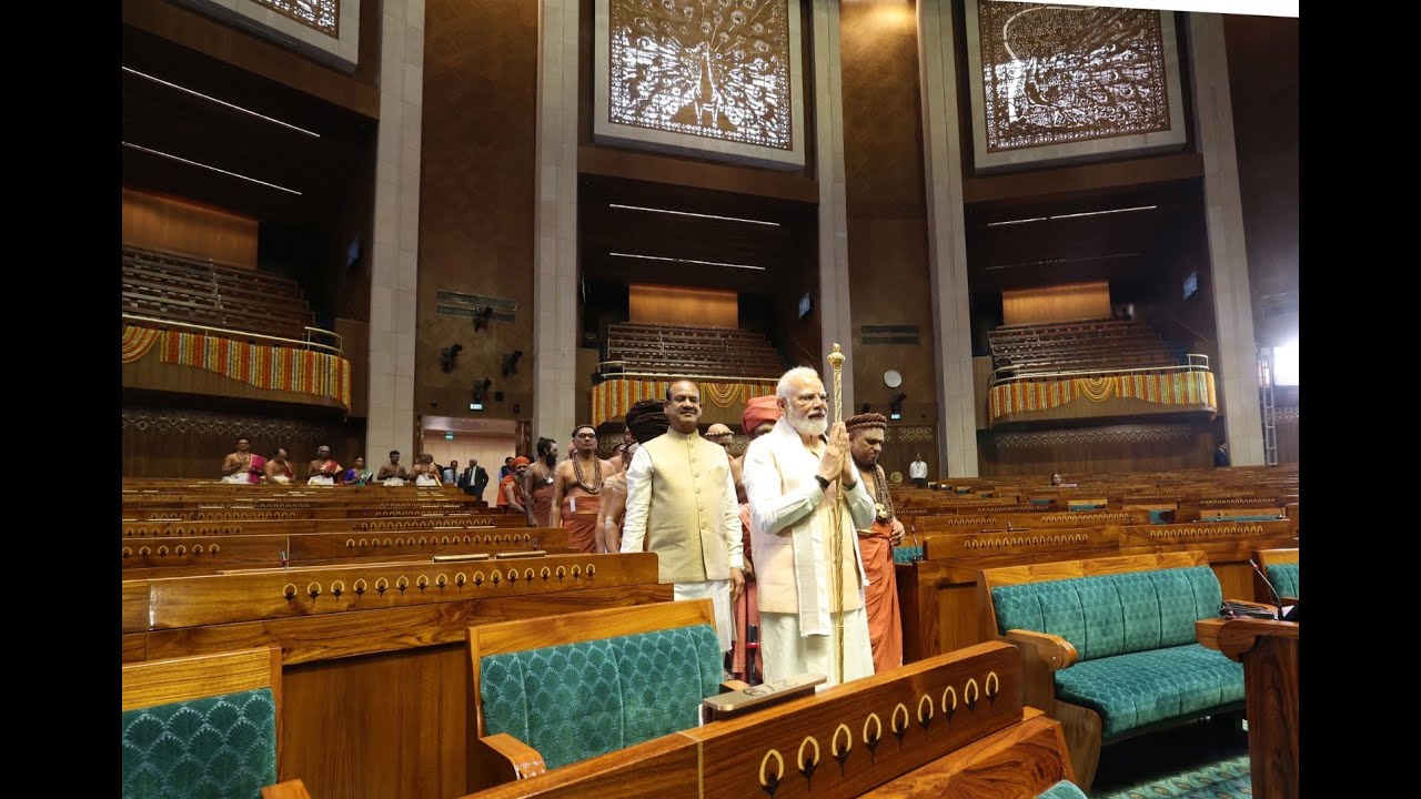 PM Modi's address at inauguration of new Parliament House - YouTube
