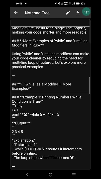 Ruby while & until as Modifiers – Deep Dive with Examples - YouTube