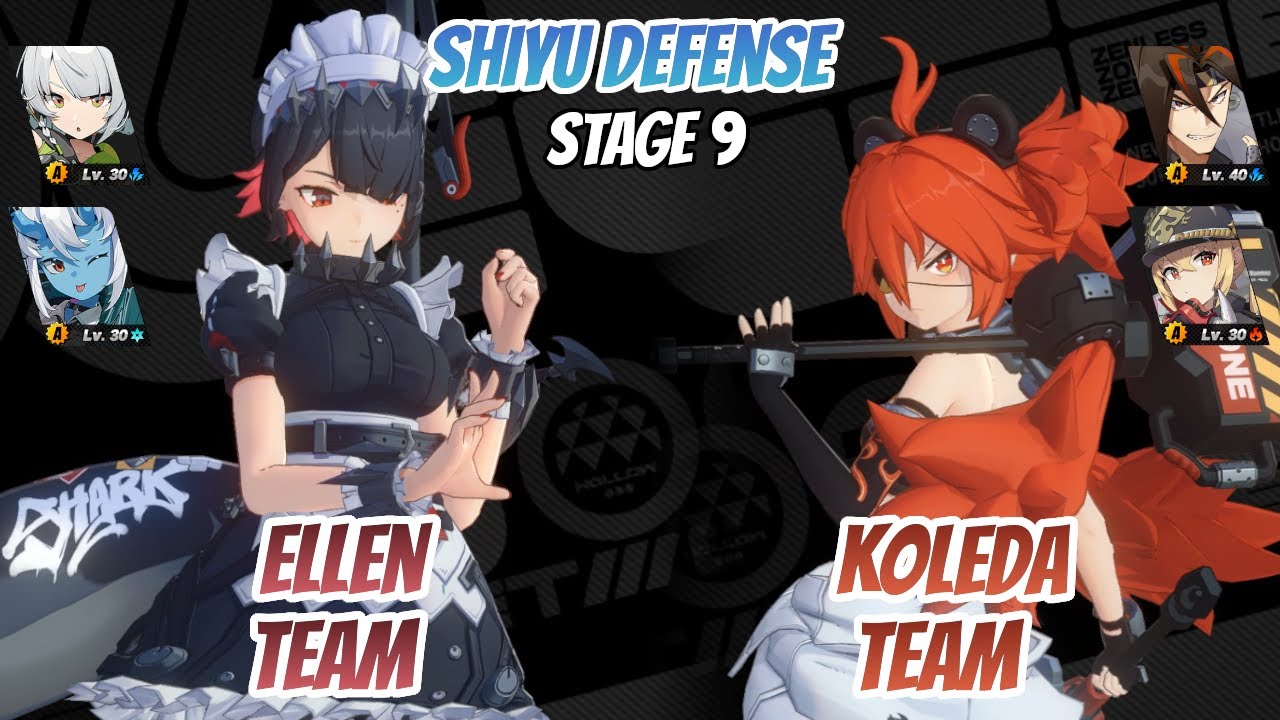 Koleda Team & Ellen Team Shiyu Defense Stable Node Stage 9 (B Rank ...