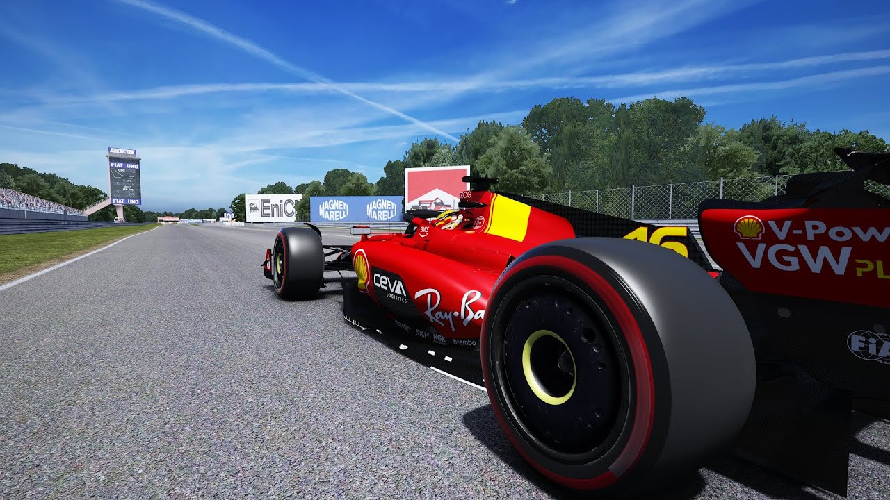 2023 Ferrari F1 Driving the 1988 Monza Layout - YouTube