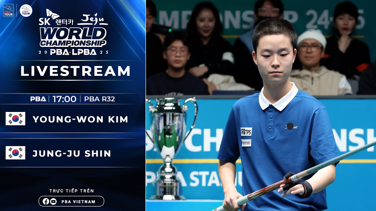 LIVE 1 | Jae-ho CHO vs Dinh Nai NGO | PBA R32 | SK JEJU PBA - LPBA ...