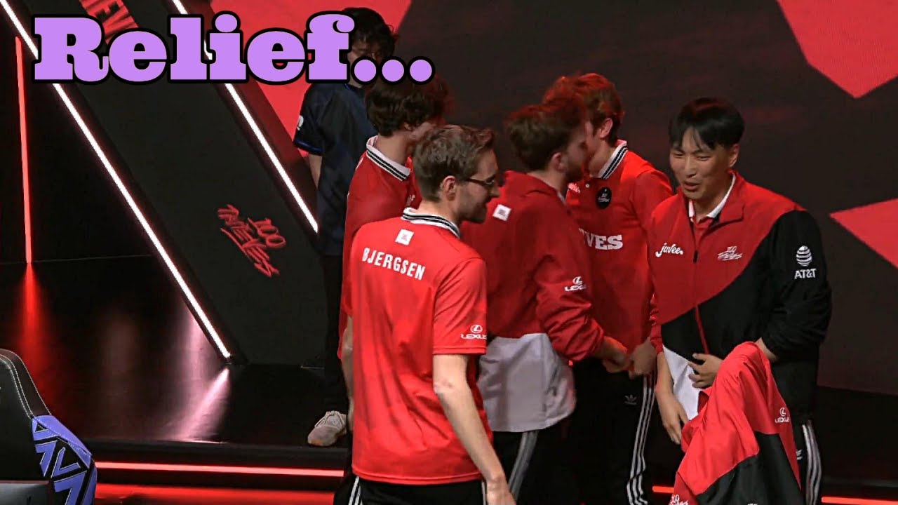 Doublelift Looks RELIEVED After Finally Ending 100T's Lose Streak ...