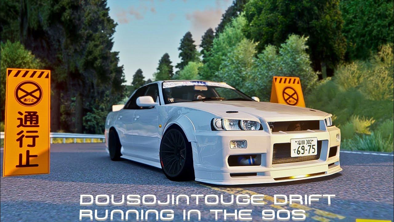 Dousojin Touge Drift Running in the 90s -Assetto Corsa Drift Ultra Graphics Mods Xbox controller ...