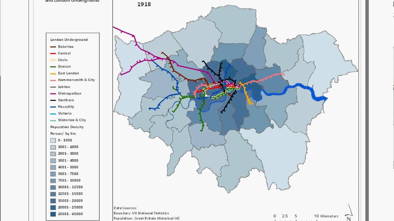 Evolution of the London Underground 1801-2008 - YouTube