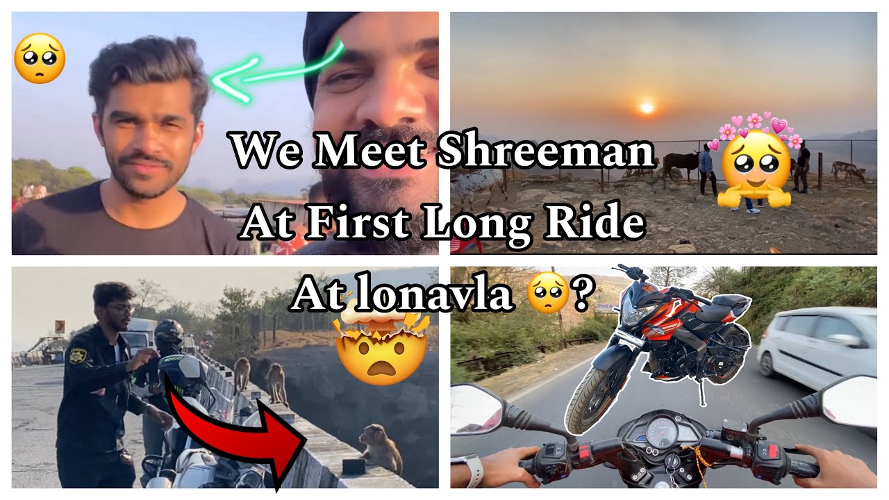 I MEET SHREEMAN LEGEND🥺? @ShreeManLegenD MY FIRST LONG BIKE RIDE TO ...