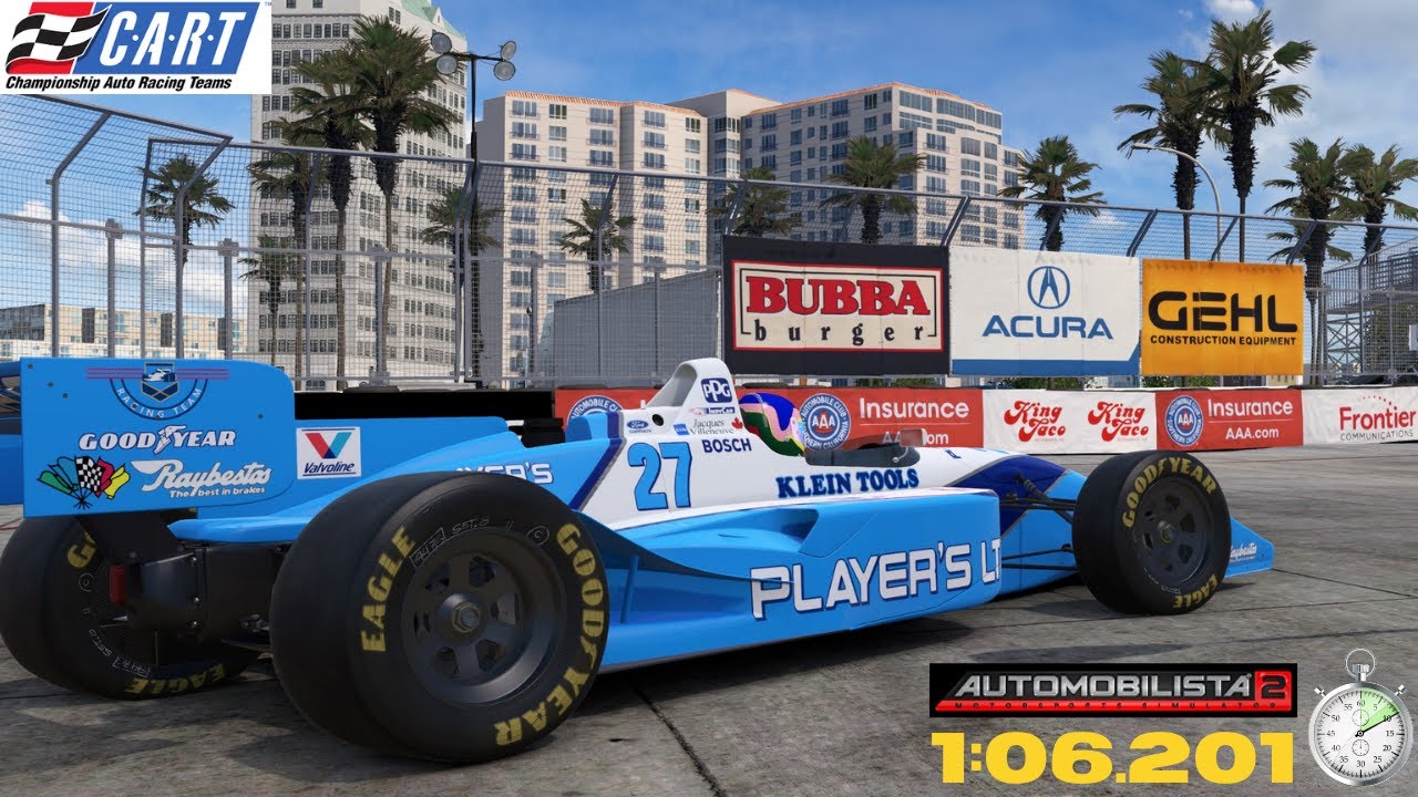 ANZCRL - Jacques Villeneuve Hotlap - Long Beach Practice - 1:06.201 ...