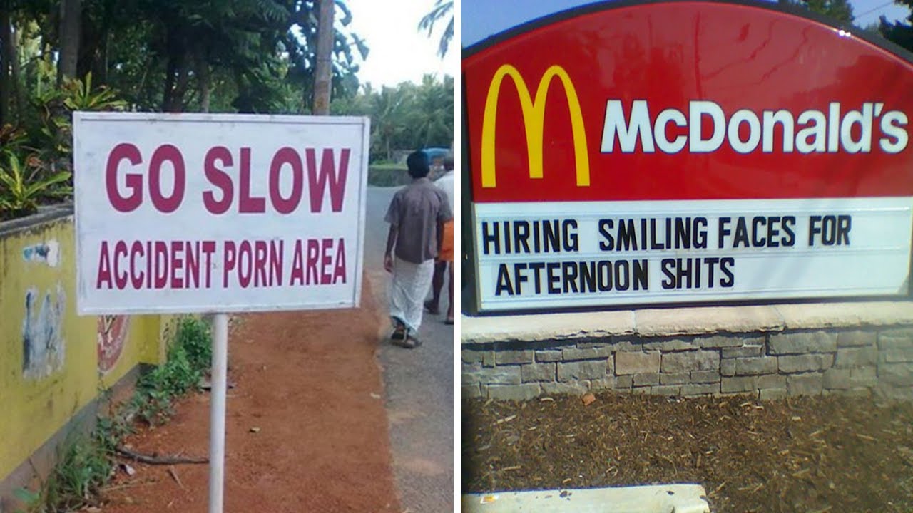 The Worst Spelling Mistakes Ever 2 - YouTube