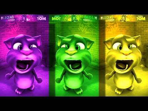 Talking Tom Cat Colors Reaction Compilation - HD 2017 - YouTube