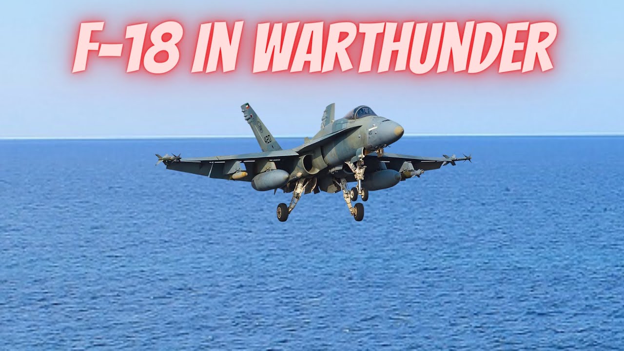 F18 in warthunder - YouTube