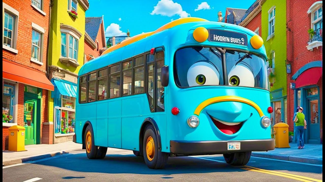 The Wheels on the Bus | Classic Transportation Song for Kids | Nursery ...