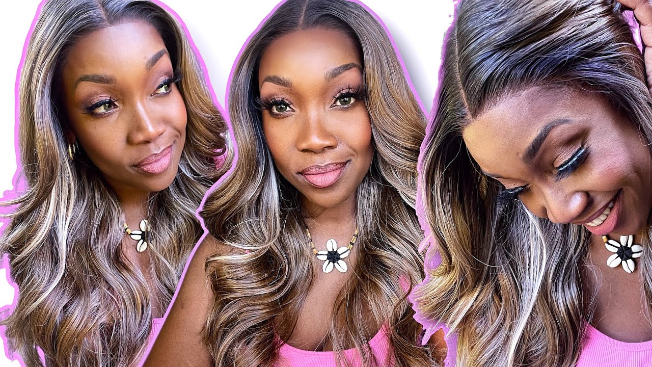 WOW😍 Sensationnel MERMAID WAVE 26 Human Hair Blend Butta HD Lace Front ...
