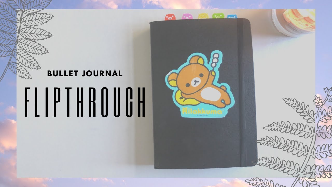 completed bullet journal flipthrough | june - oct 2019 - YouTube