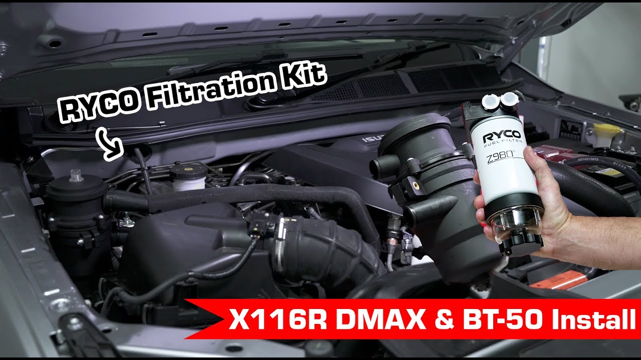 X116R Filtration kit Installation || DMAX, MU-X and BT-50 - YouTube
