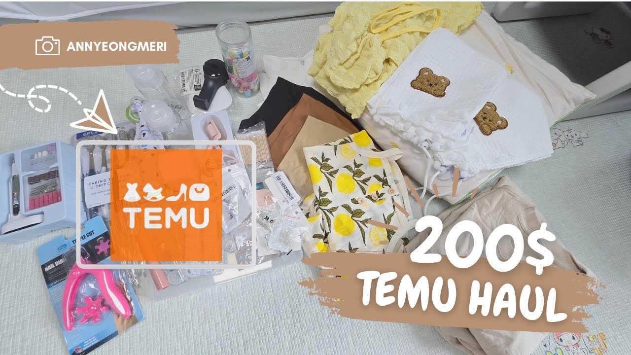 HUGE TEMU haul | NAIL ART stuff, baby clothes, and random accessories ...