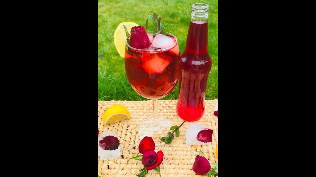 Sugar Free Rooh Afza / Rose Syrup / Rose Cordial/ Keto/Paleo/ Low Carb ...