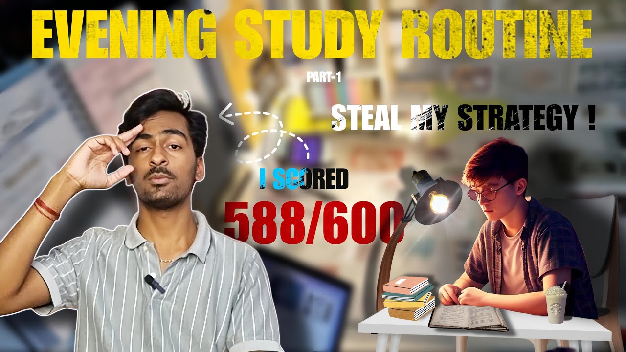 📚 12th Std EVENING STUDY ROUTINE FOR BOARD EXAMS | Maximize ...