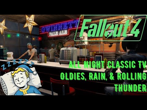 🍩 You're in Fallout 4: Relaxing in a Cozy Diner with Endless Donuts ...