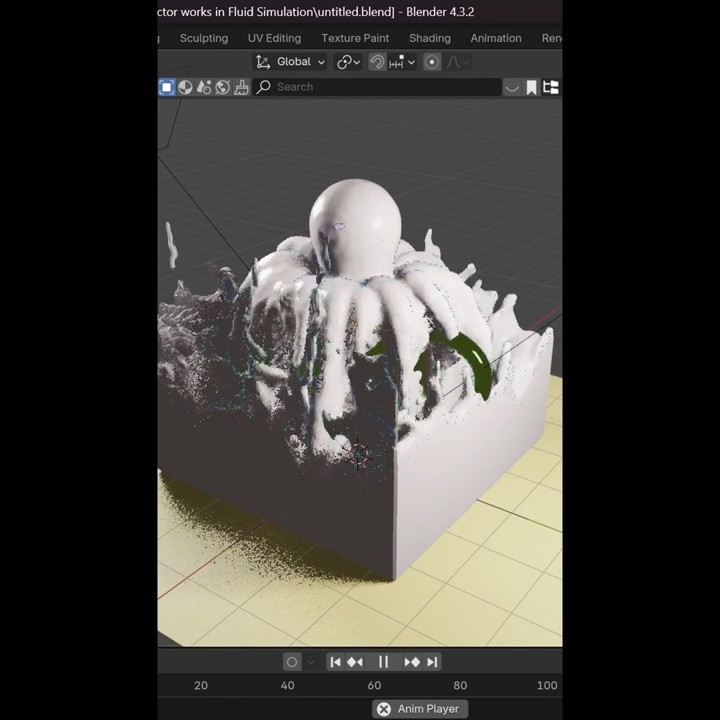 Blender Fluid MAGIC #shorts #blender - YouTube