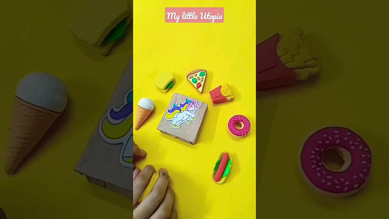 DIY miniature paper bag ASMR #barbie #craft #paperdiy #asmr #trending # ...