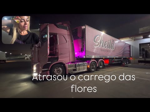 ATRASOU O CARREGO DAS FLORES 