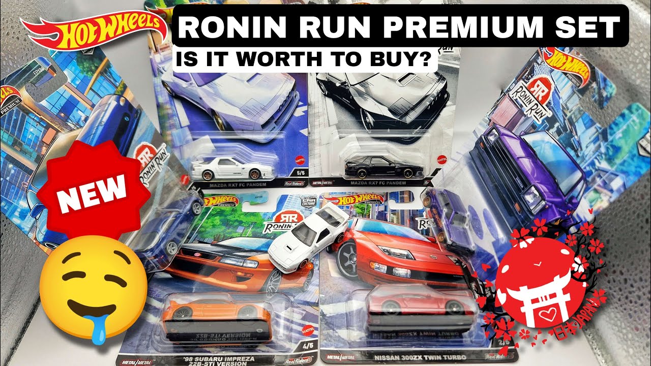 JDM HEAVEN Hot Wheels -Car Culture RONIN RUN Premium Set REVIEW | Is it ...
