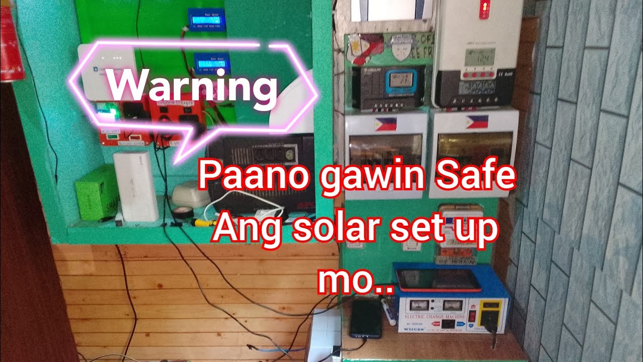 paano maiiwasan Ang pagka sunog Ng solar set up mo. safety tips.. - YouTube